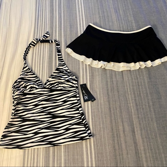 Apt. 9 | Swim | Nwt Zebra Print 2piece Apt 9 Bathing Suit | Poshmark